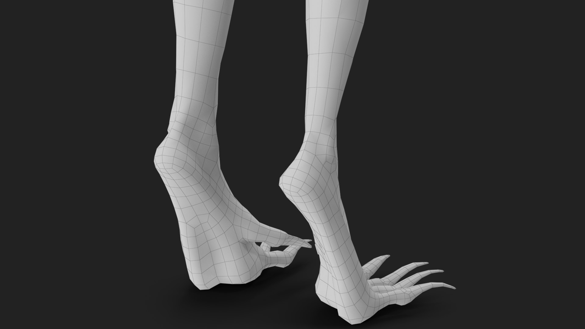 3D Model Monster Legs - TurboSquid 2076705