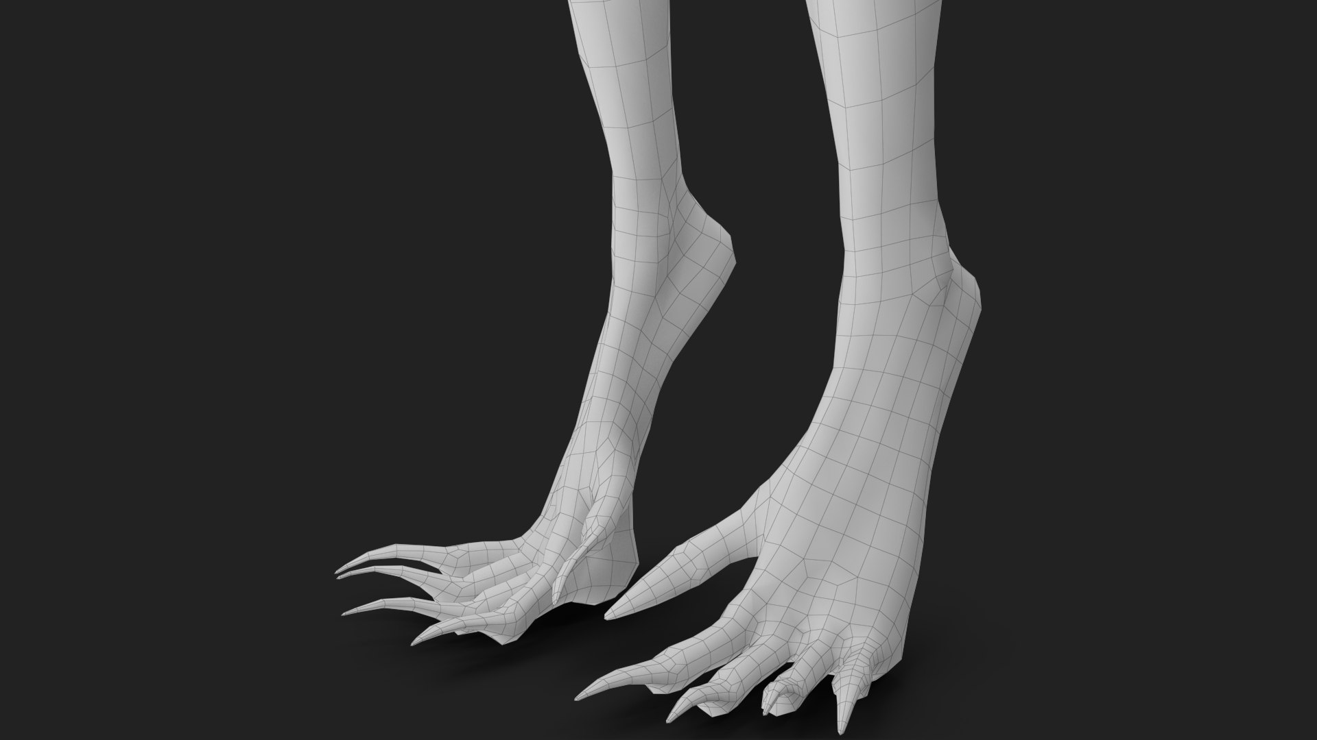 3D Model Monster Legs - TurboSquid 2076705