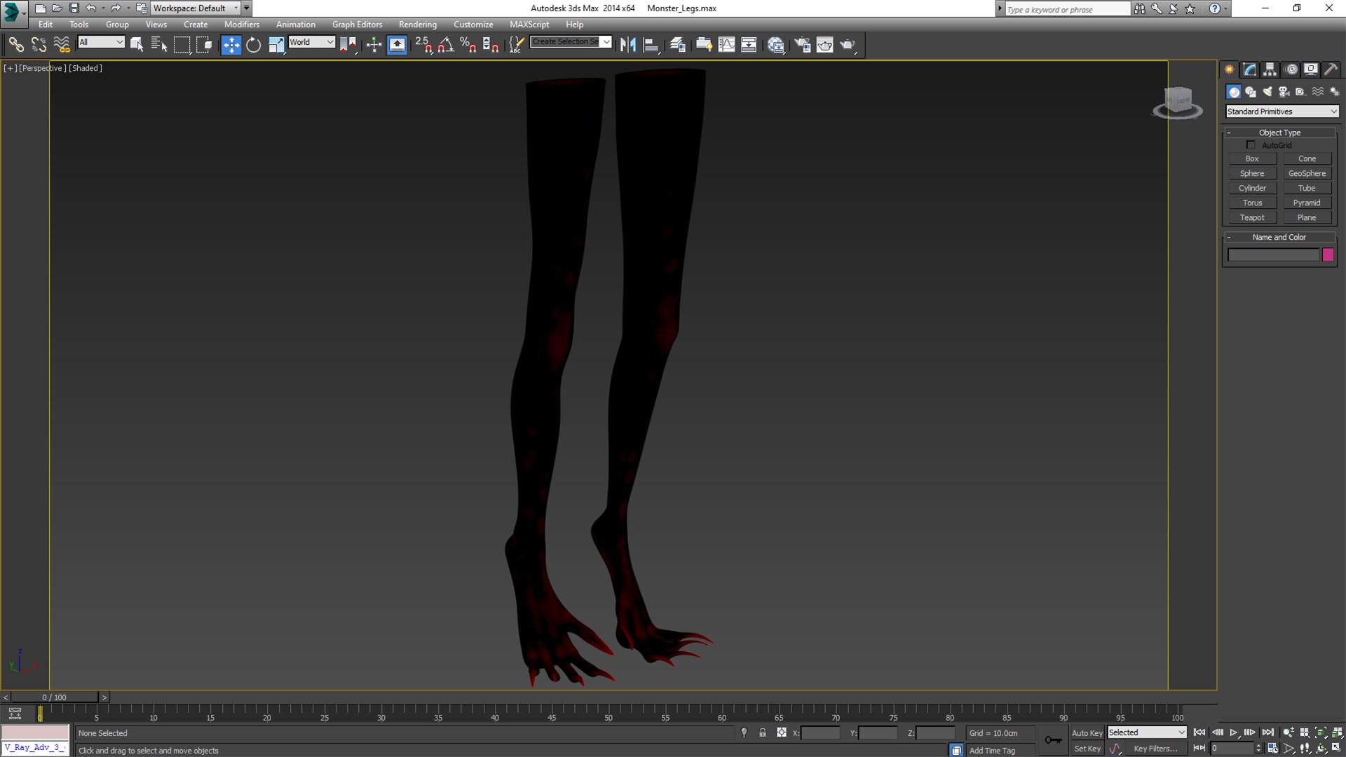 3D Model Monster Legs - TurboSquid 2076705