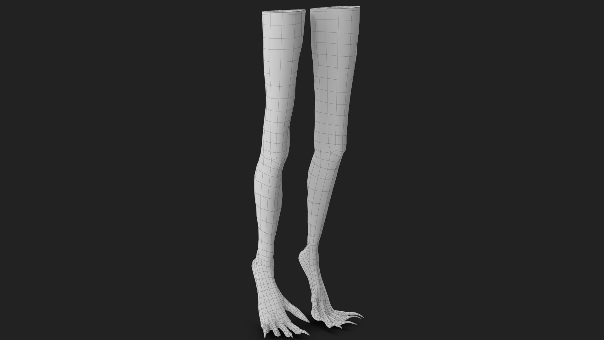 3D Model Monster Legs - TurboSquid 2076705