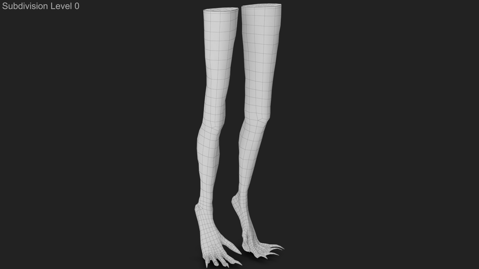 3D Model Monster Legs - TurboSquid 2076705