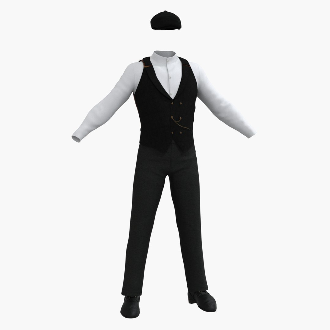 3D Peaky Blinders Alex Gangster Rigged Model - TurboSquid 2419334