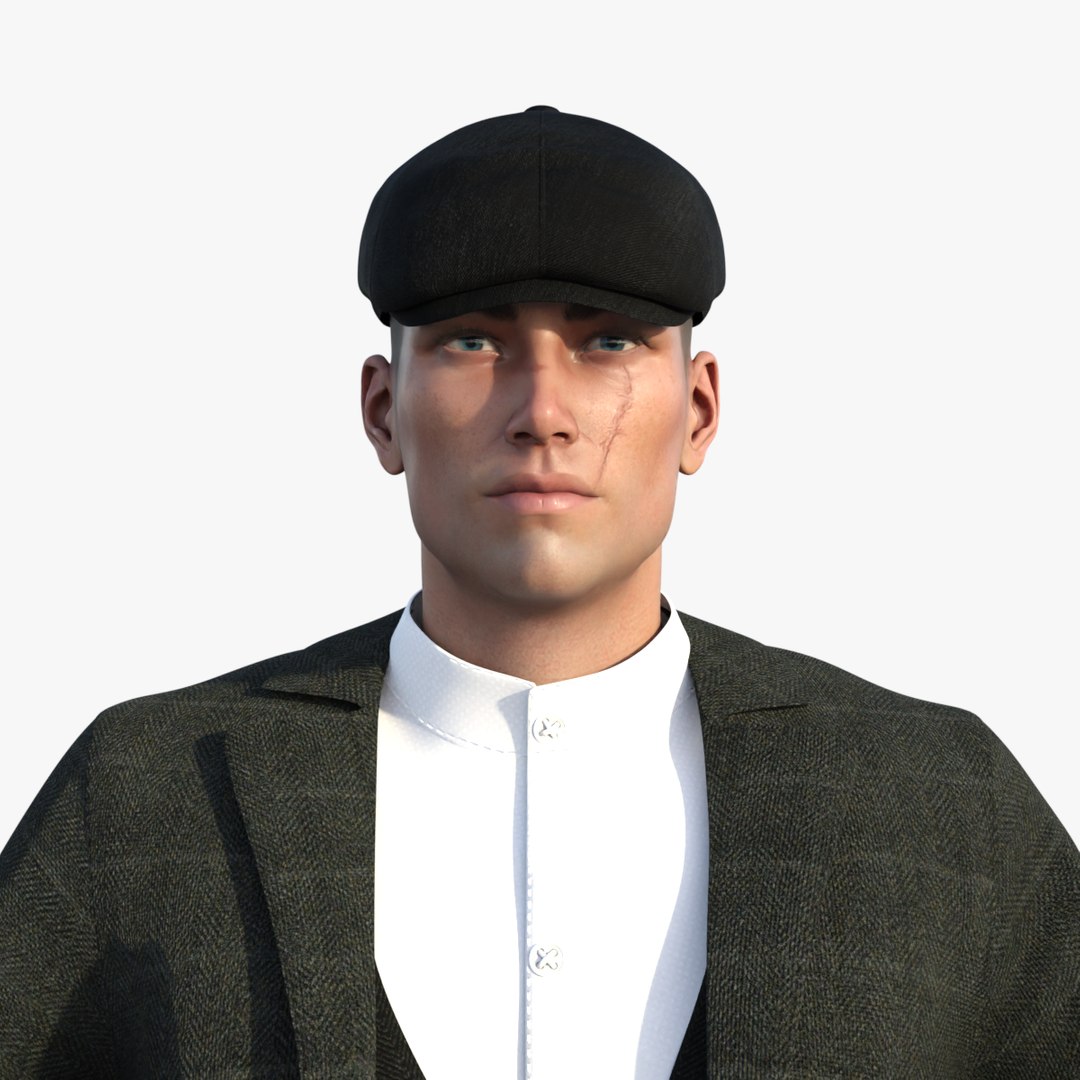3D Peaky Blinders Alex Gangster Rigged Model - TurboSquid 2419334