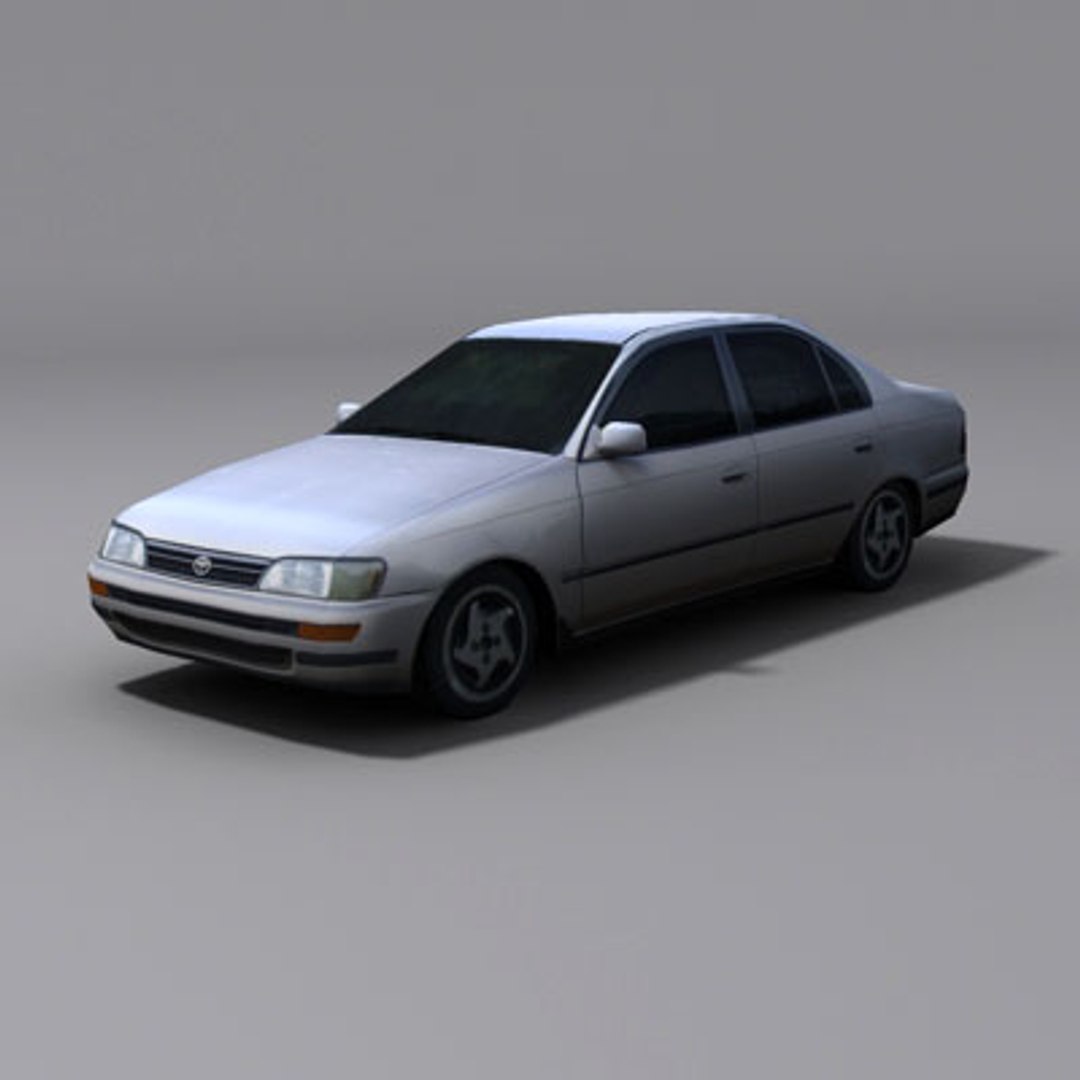 Toyota Corolla 3d Model
