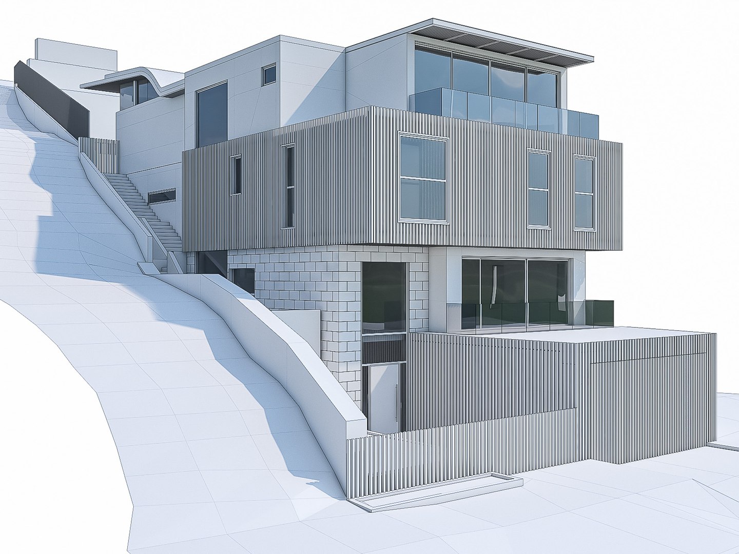 3D Private House 02 - TurboSquid 1751374