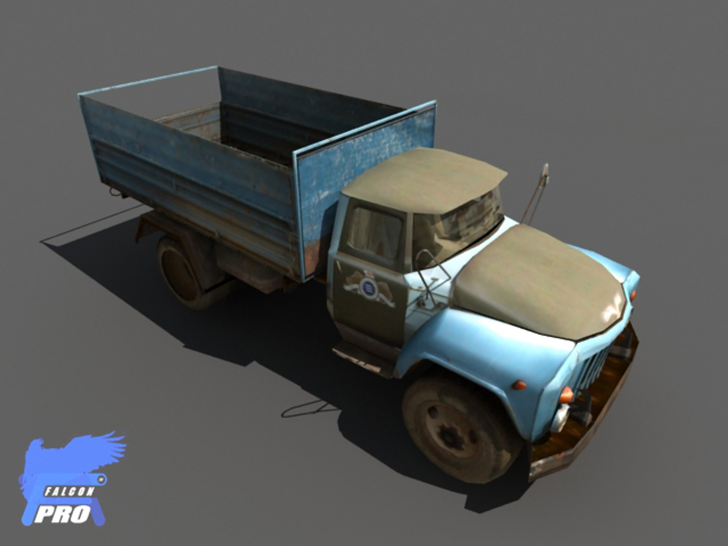 3d Gaz 1973 Truck Model