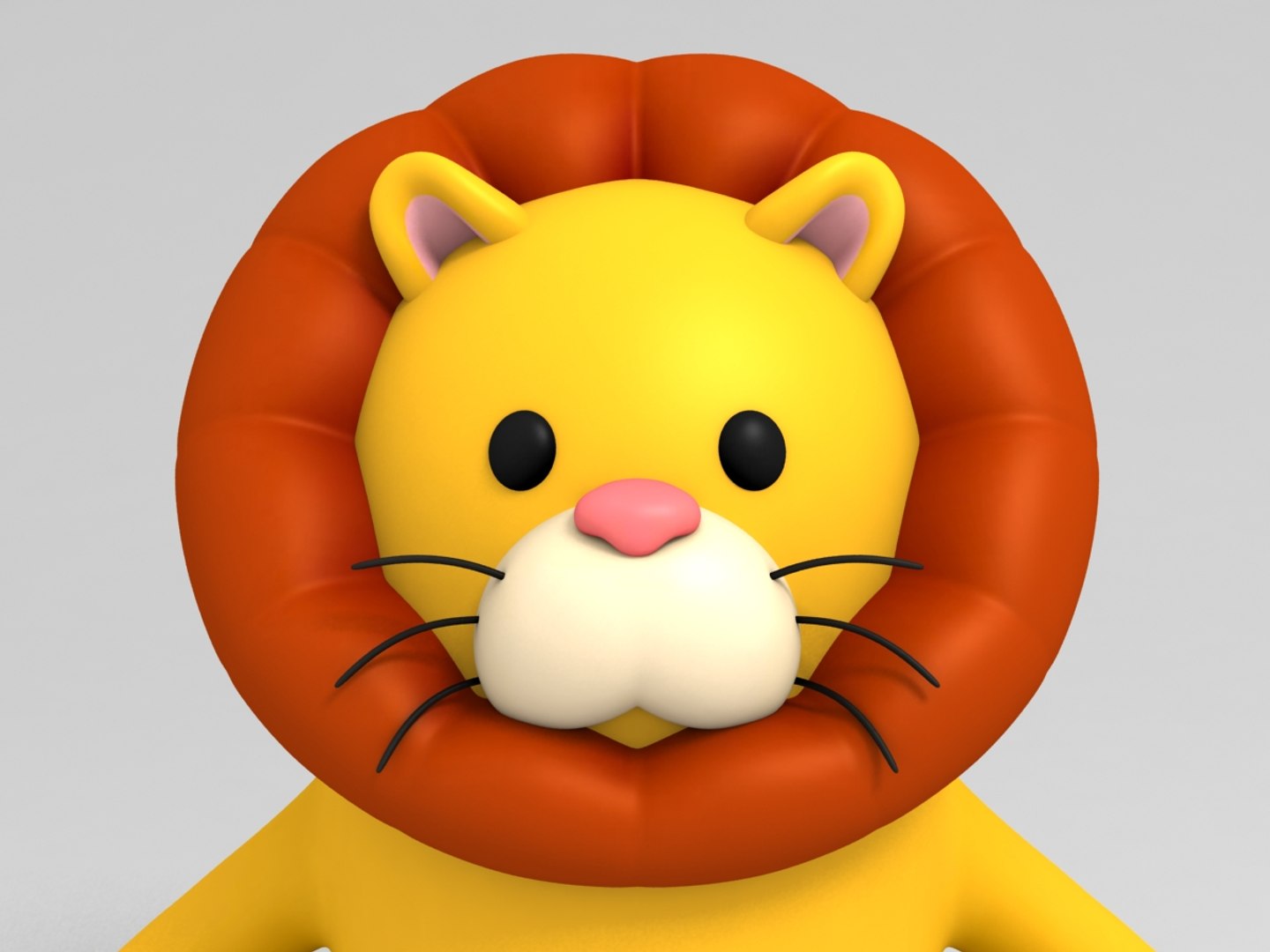 Lion Character Cartoon 3D Model - TurboSquid 1266075