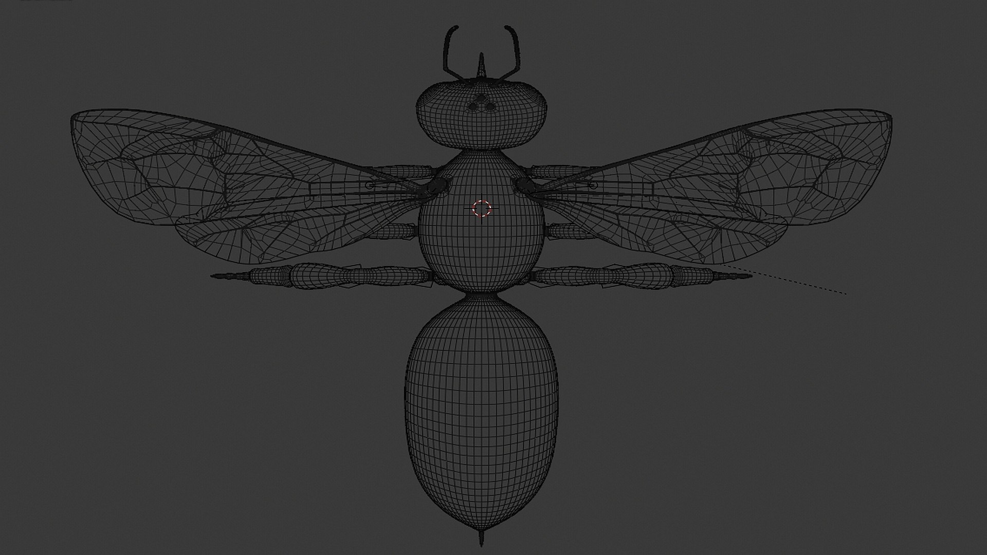 Honey Bee Insect Wings 3D Model - TurboSquid 1622834