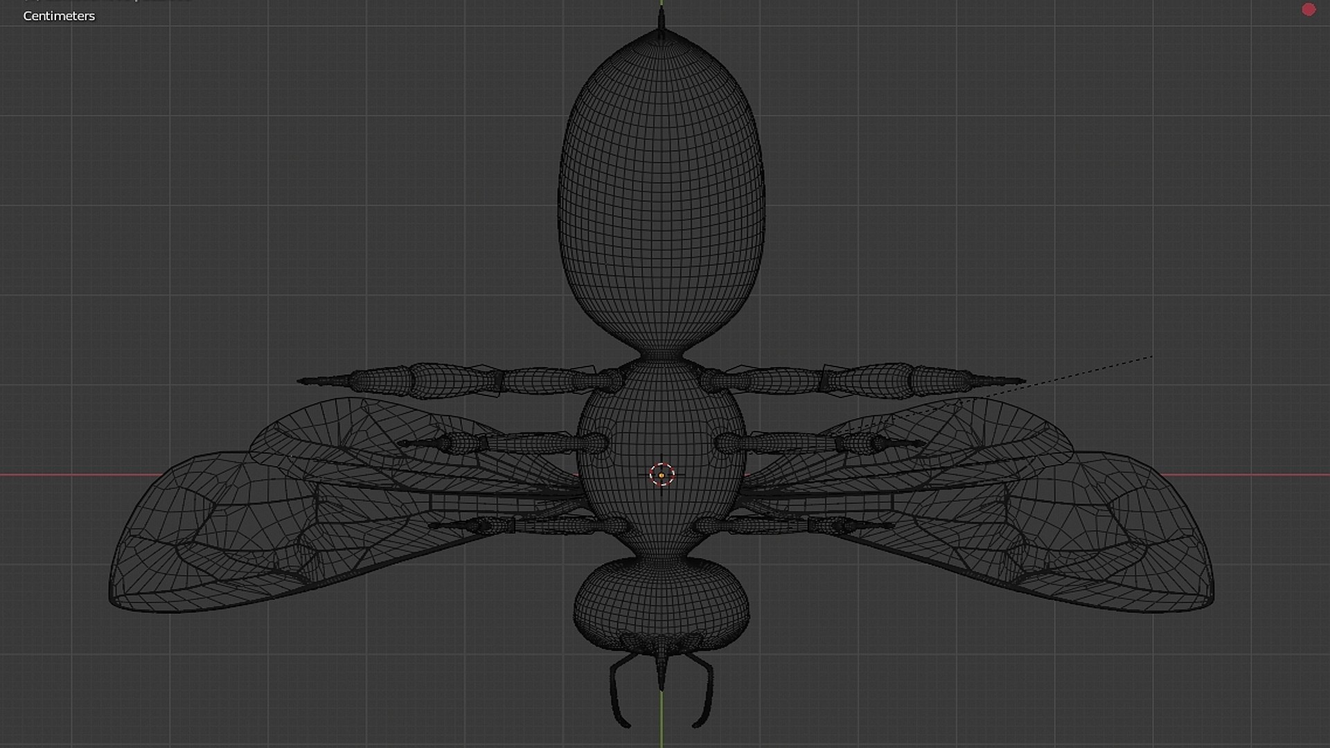 Honey Bee Insect Wings 3D Model - TurboSquid 1622834