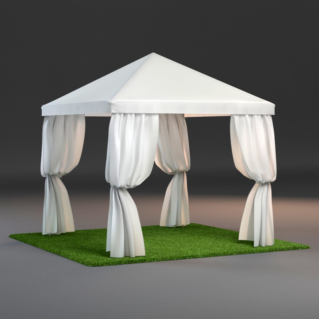 3d Model 2 Partytents Tent