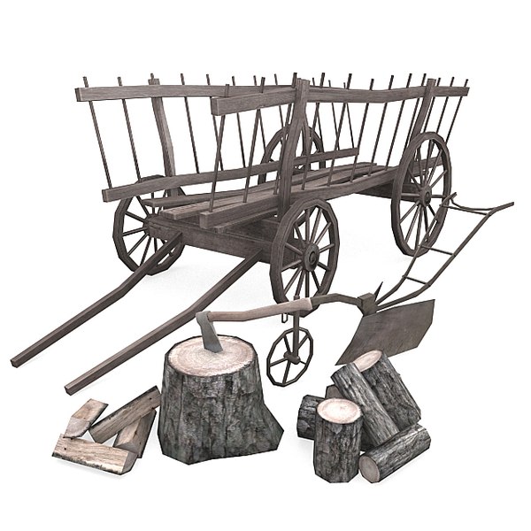 3d port cart model
