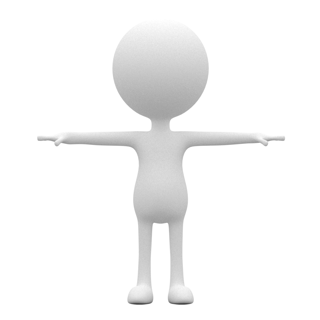 Cartoon white man character 3D - TurboSquid 1189045