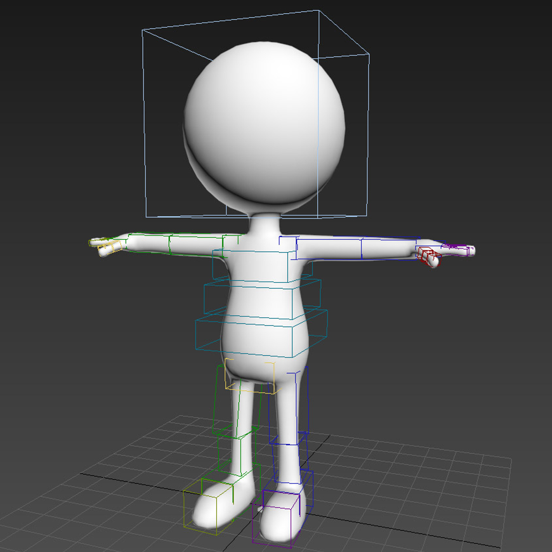 Cartoon white man character 3D - TurboSquid 1189045