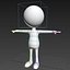 Cartoon White Man Character 3D - TurboSquid 1189045