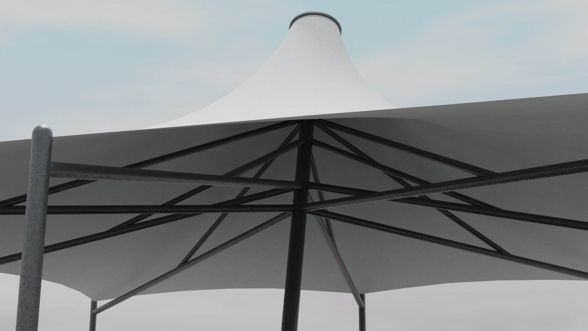 Tensile Structure 3D - TurboSquid 1836987