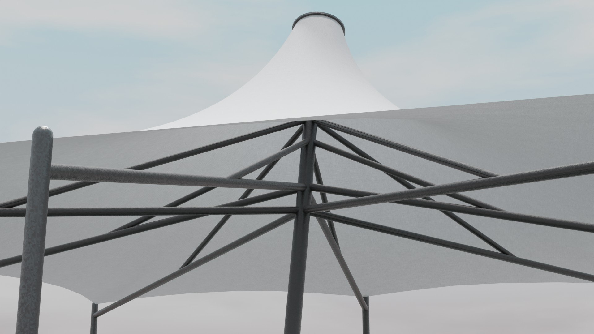Tensile Structure 3D - TurboSquid 1836987