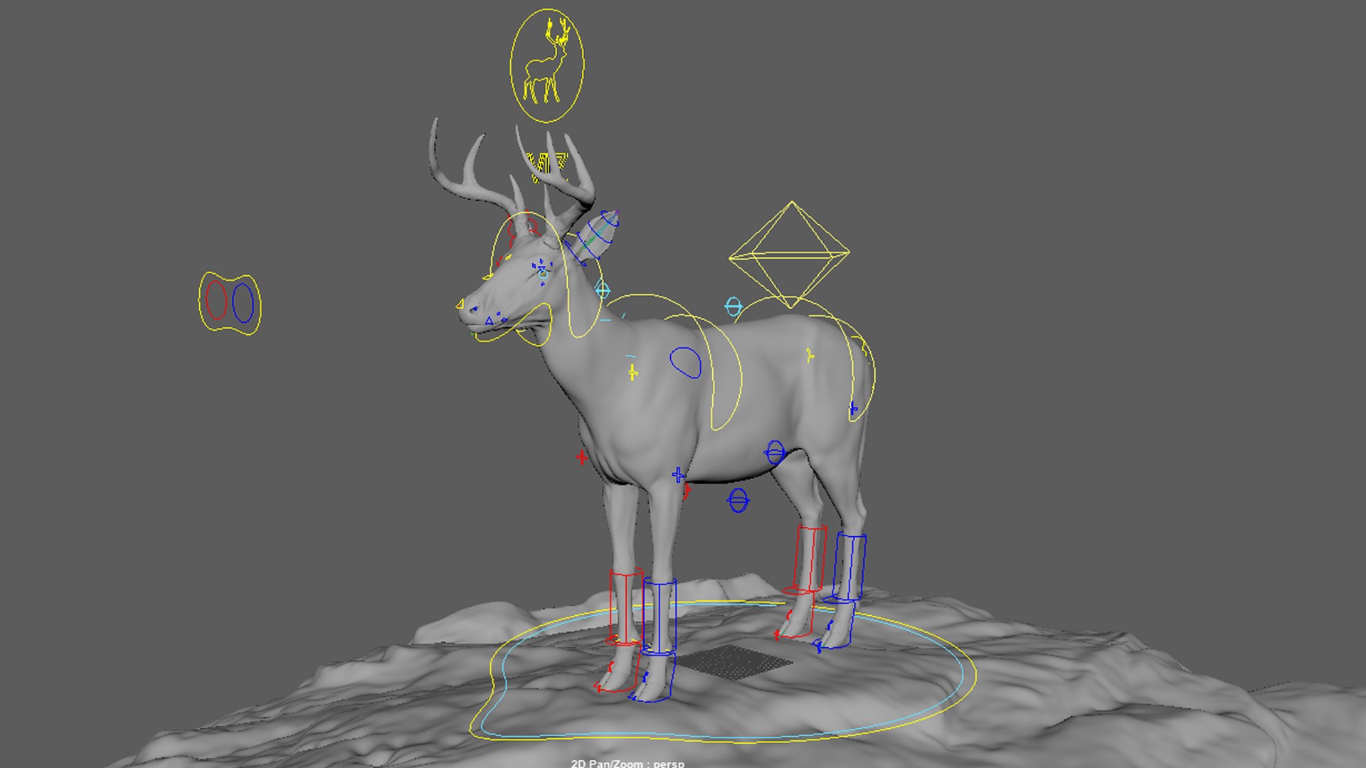 3D Deer ANIMATED Model - TurboSquid 2048113