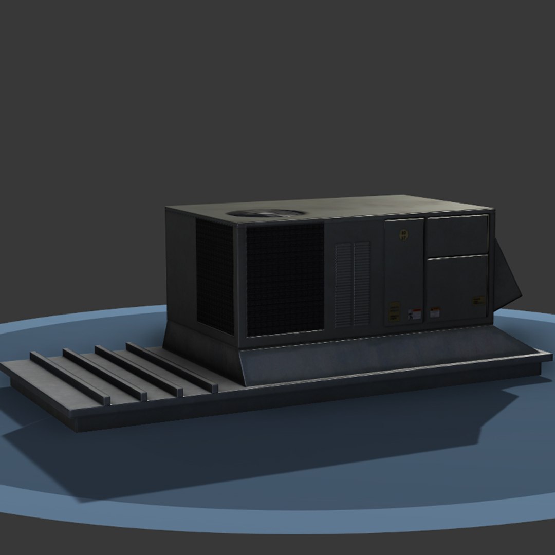 Hvac Unit 3d Model