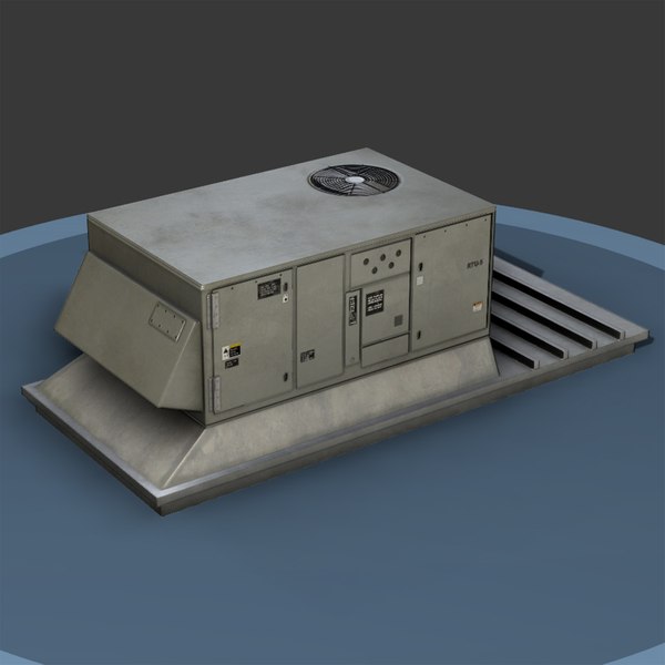 hvac unit 3d model