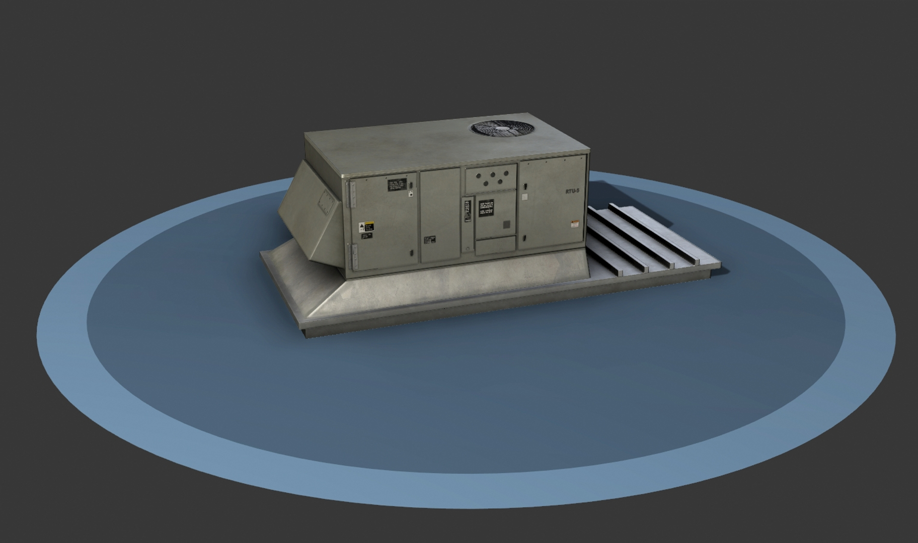 Hvac Unit 3d Model