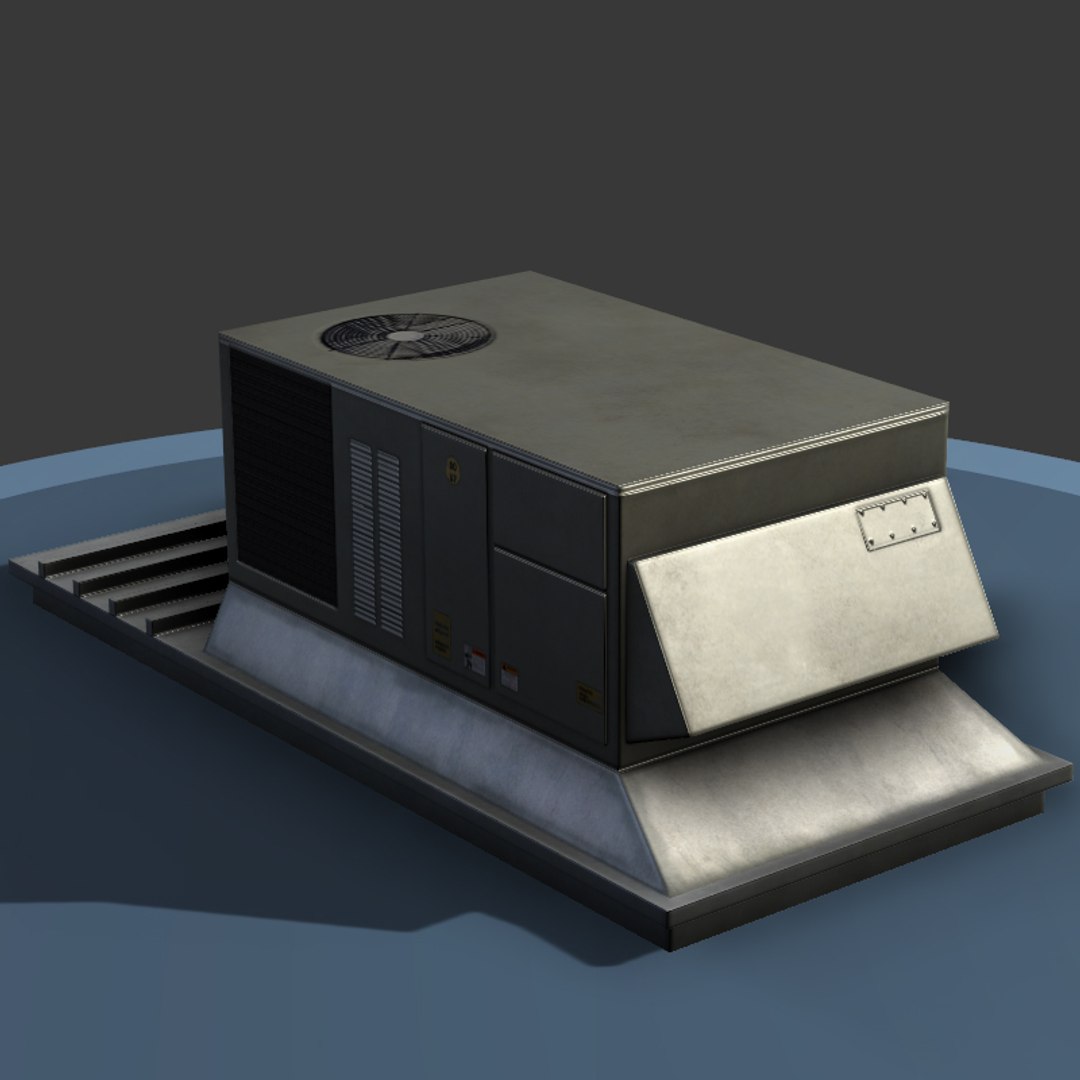 Hvac Unit 3d Model