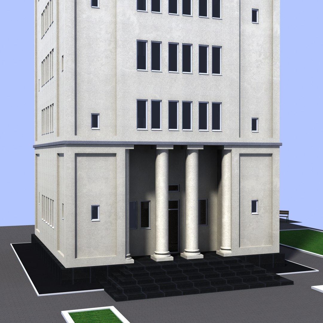 clock tower 3d model
