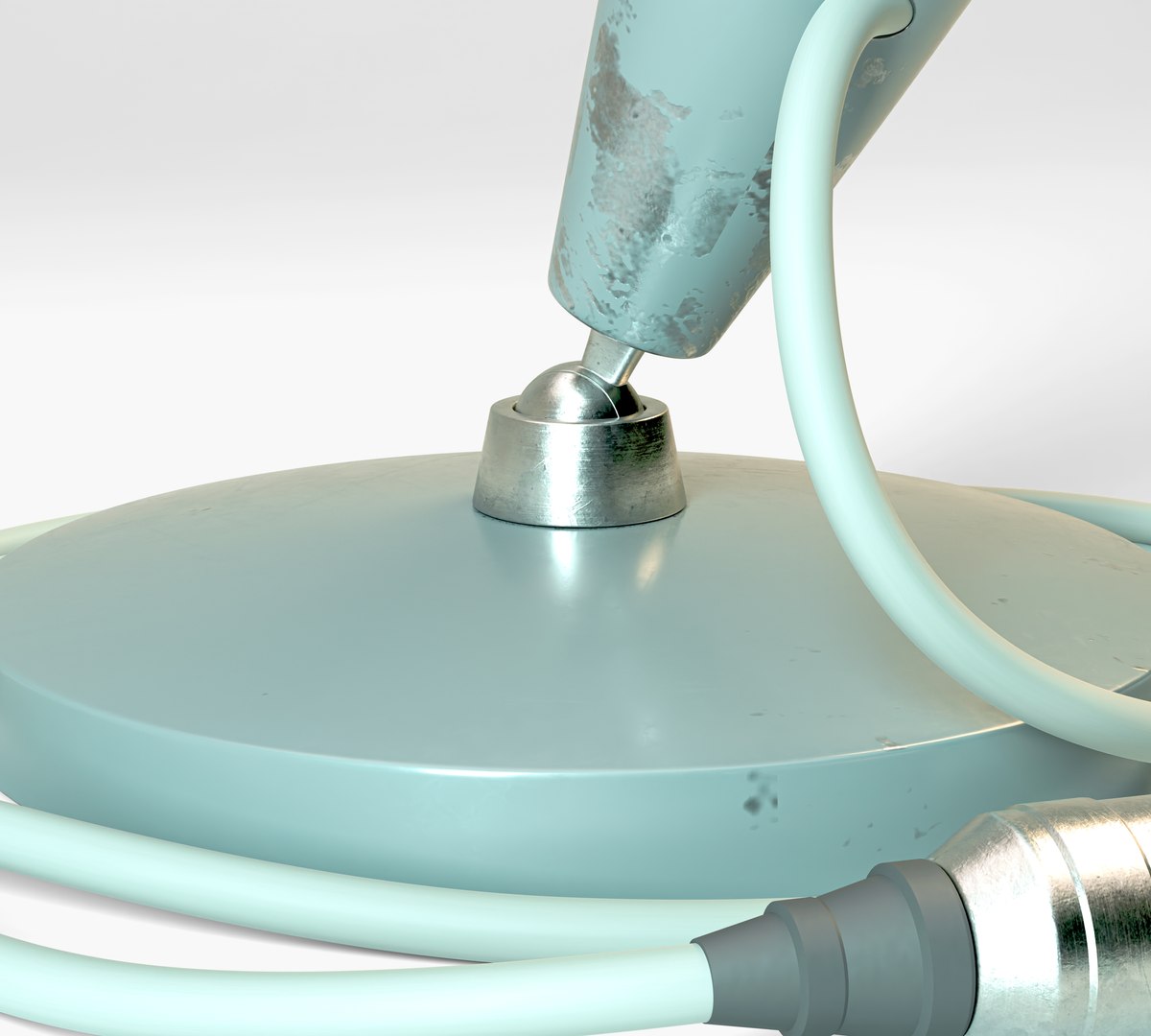 Vintage Japanese Desk Microphone 3D - TurboSquid 2018206
