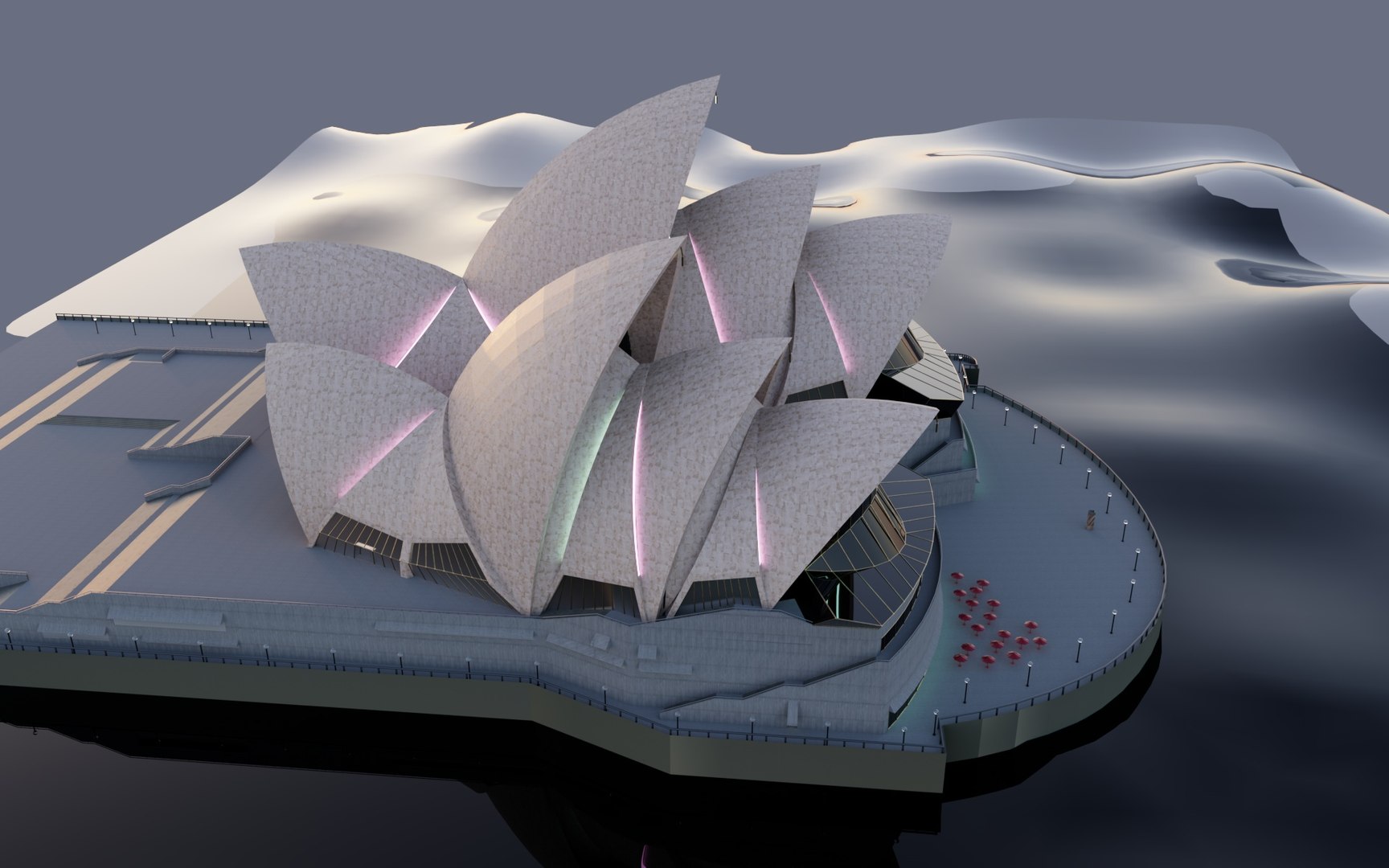 Sydney Opera House 3D Model - TurboSquid 2053605