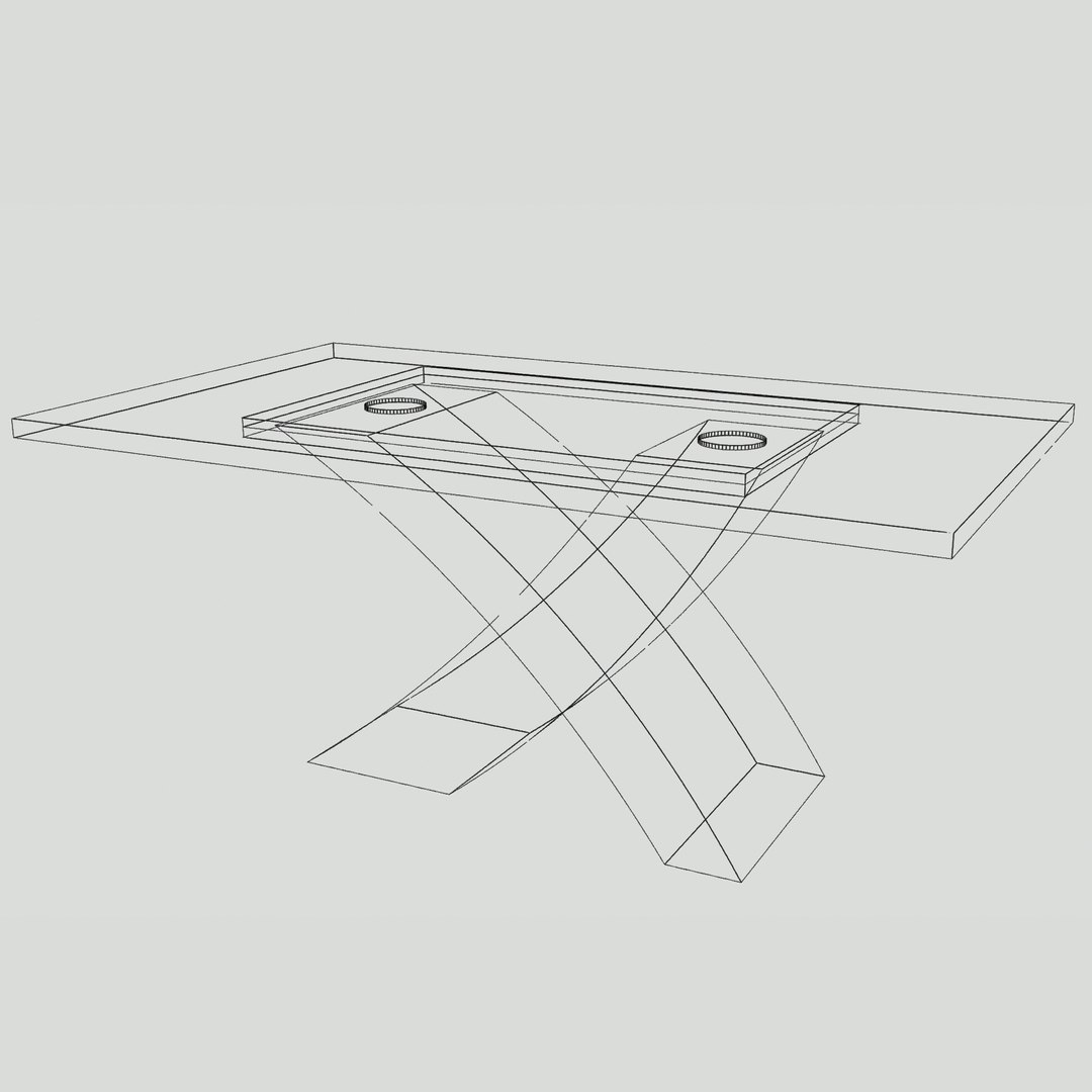 Dining Table 3d Dxf