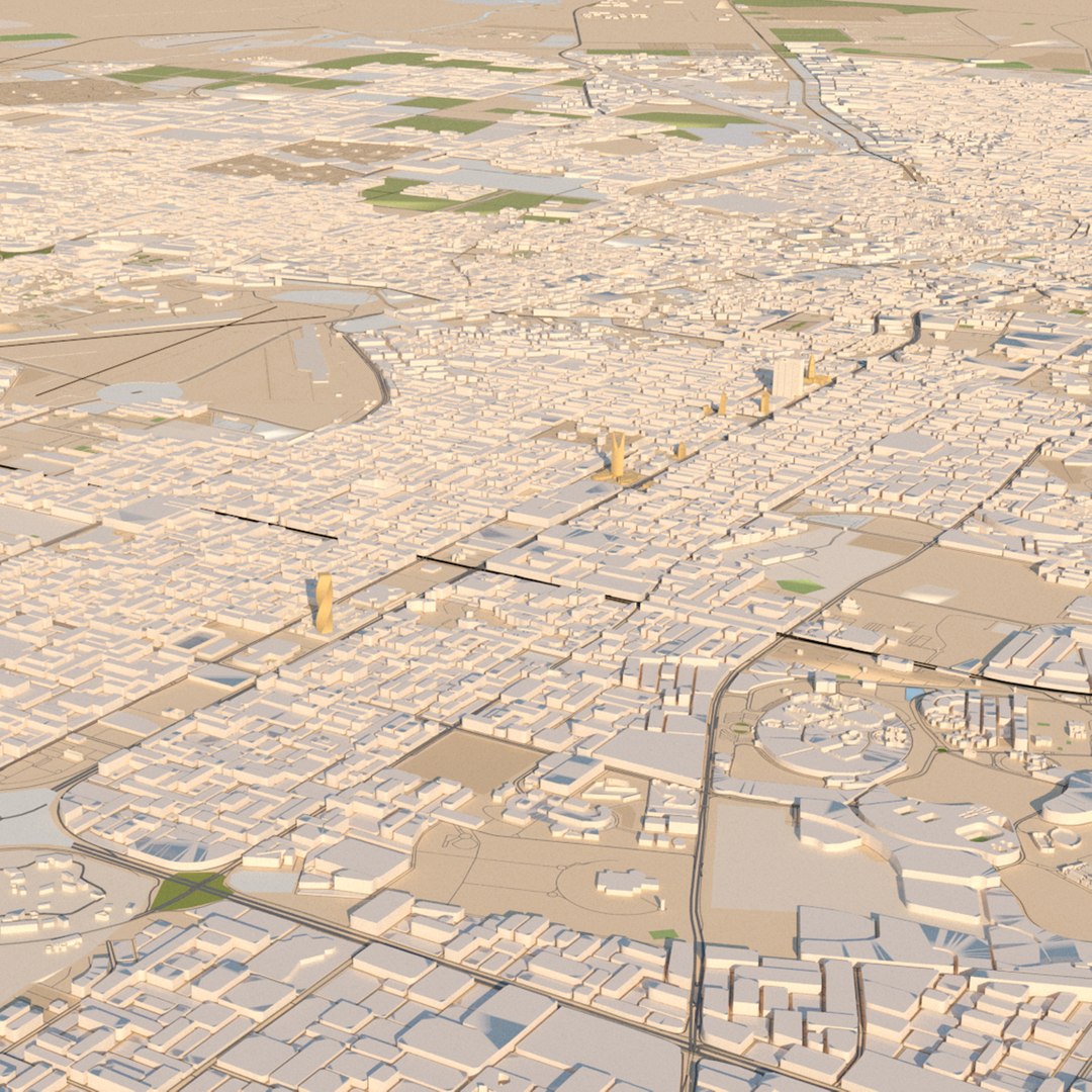 Riyadh 3D Model - TurboSquid 2455004