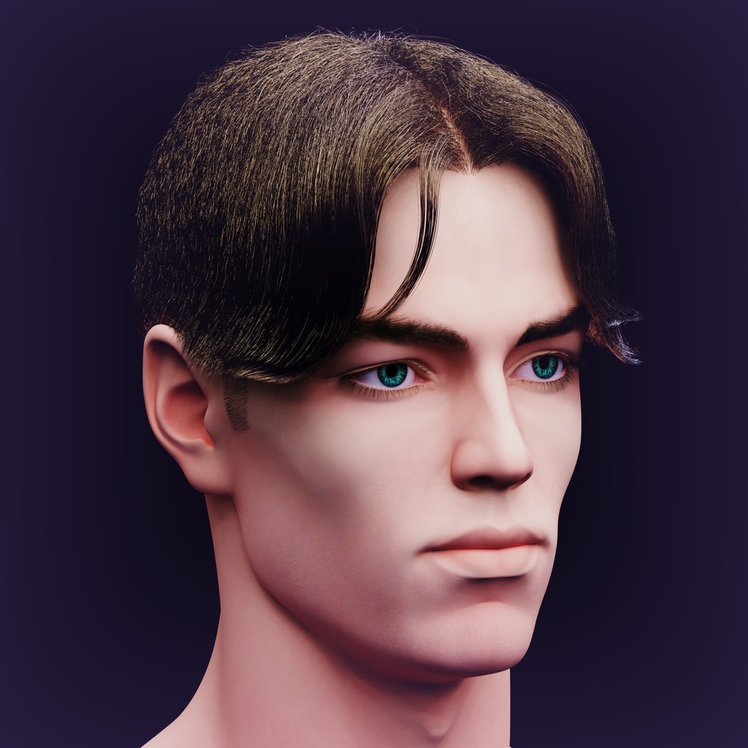 Nicolas Realistic Head 3D Model - TurboSquid 2237200