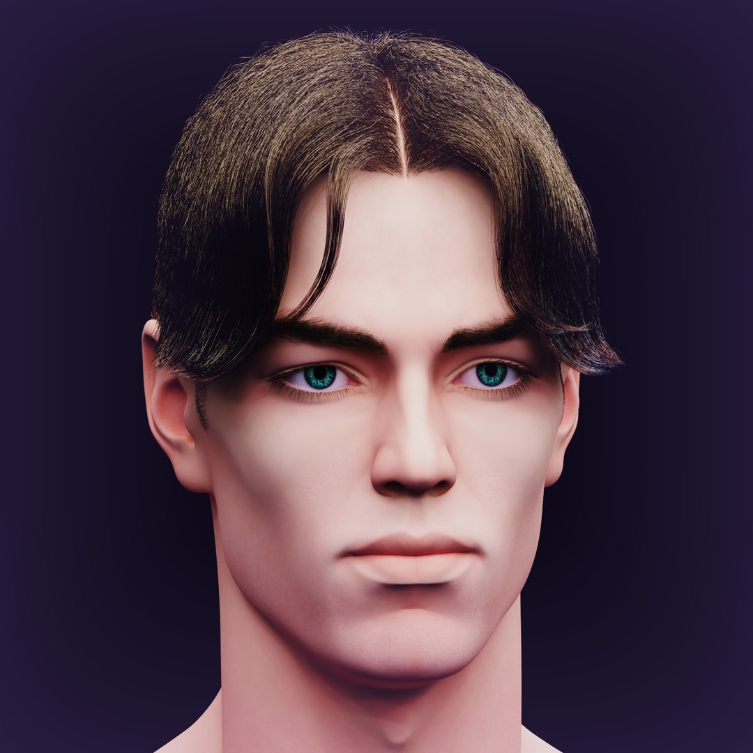 Nicolas Realistic Head 3D Model - TurboSquid 2237200