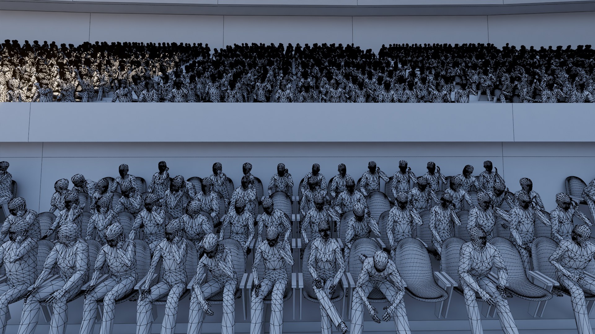 3D Stadium Audience Soccer Model - TurboSquid 1201020