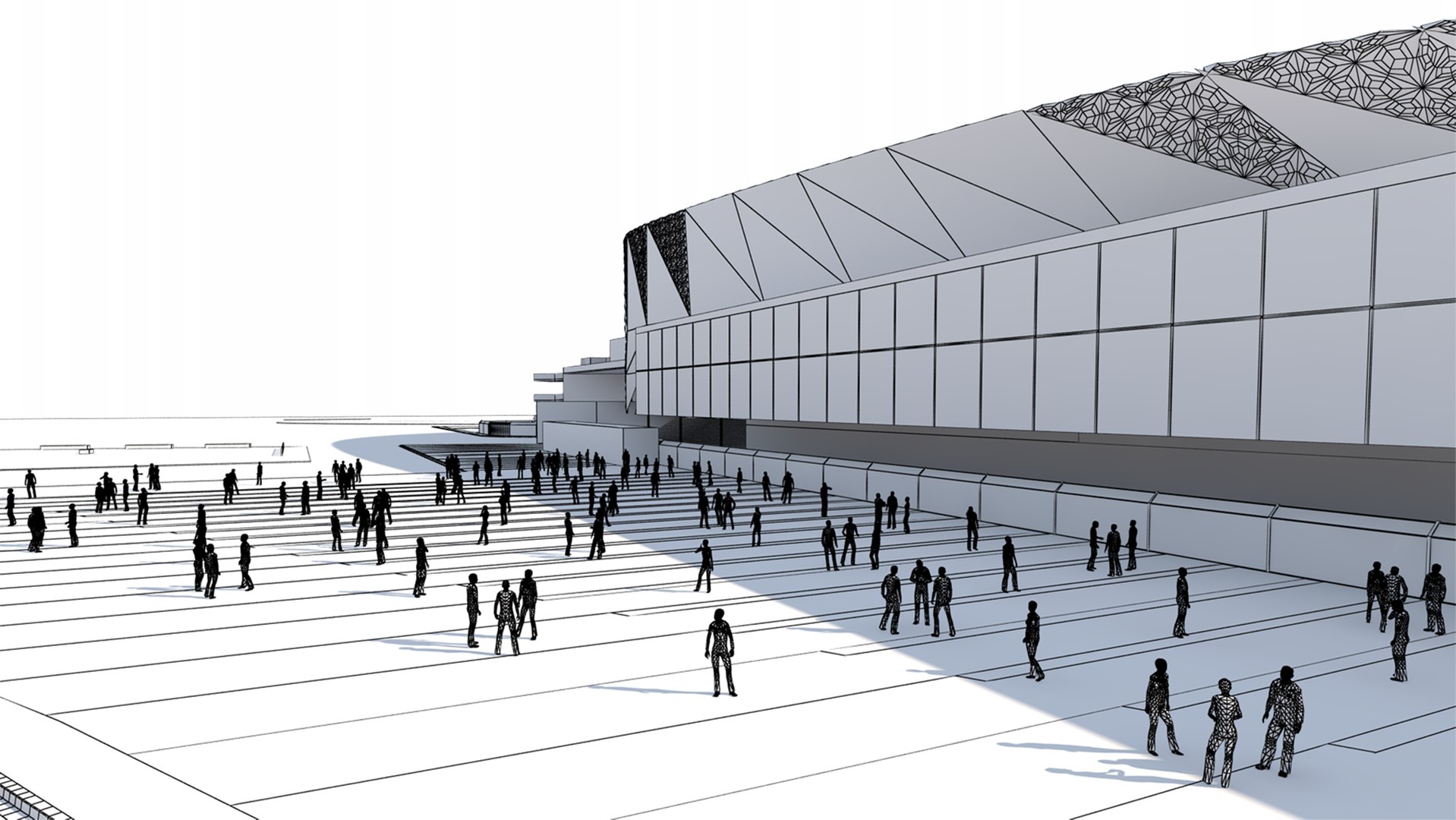 3D Stadium Audience Soccer Model - TurboSquid 1201020