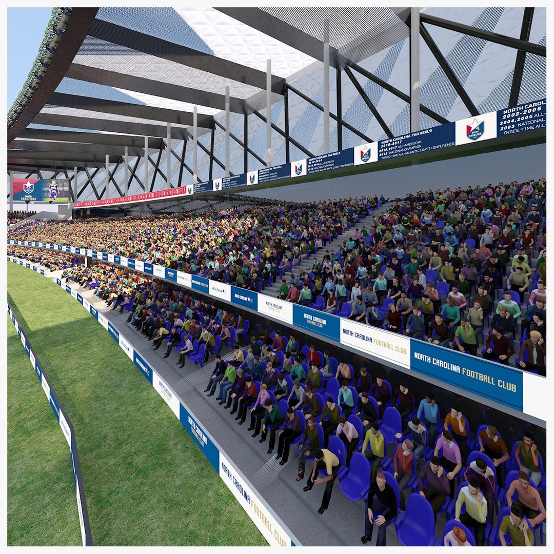 3D stadium audience soccer model - TurboSquid 1201020