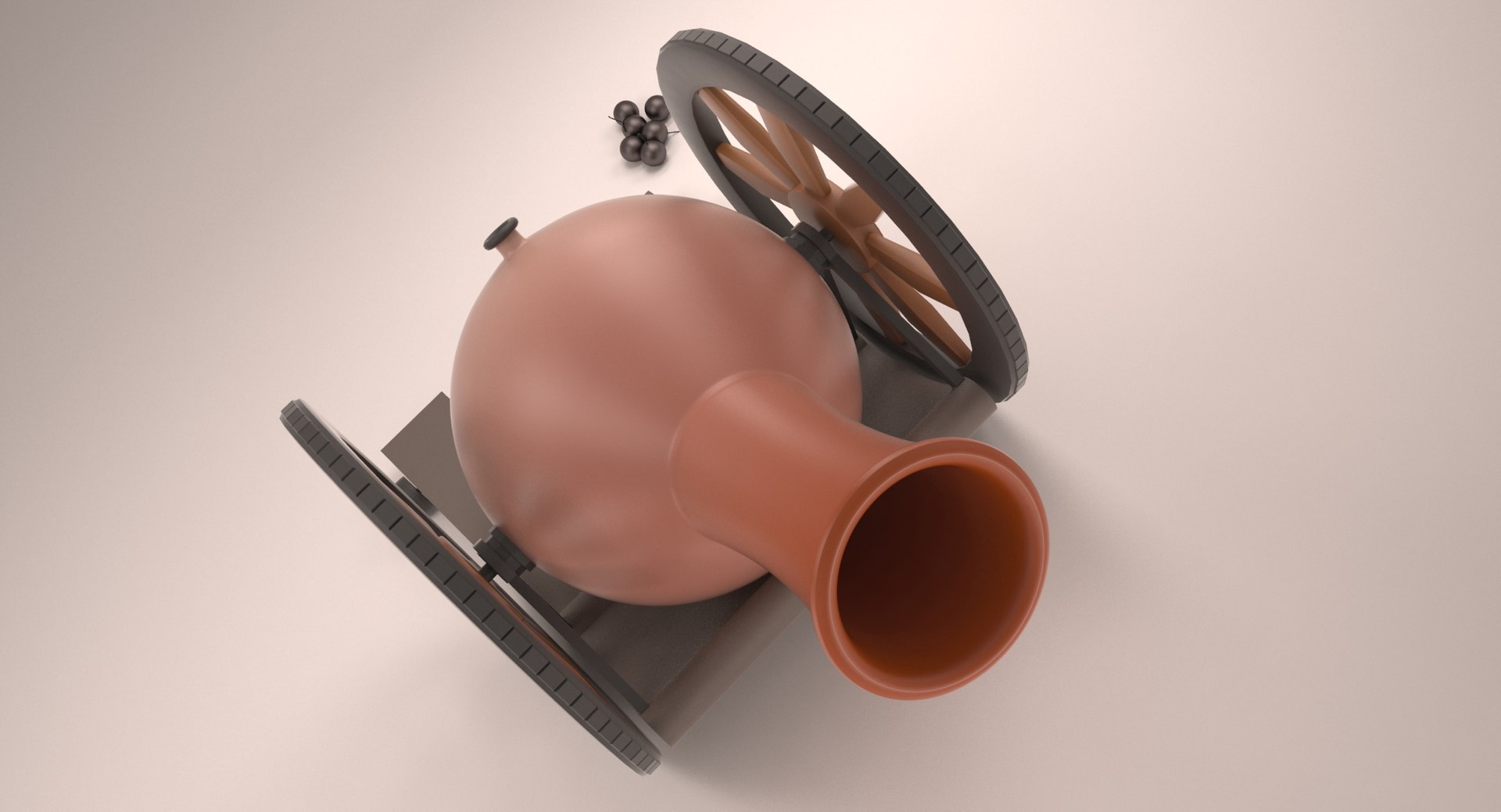Cannon Wheel 3D - TurboSquid 1279083