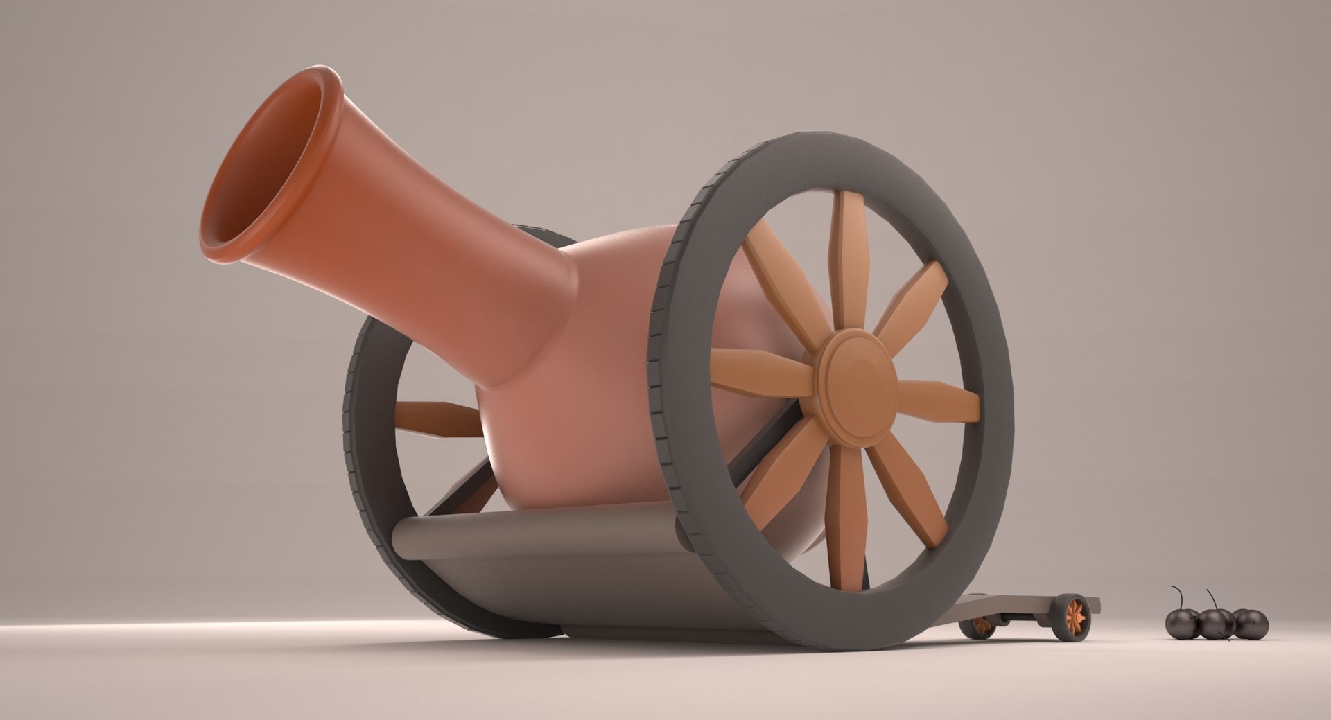 Cannon Wheel 3D - TurboSquid 1279083