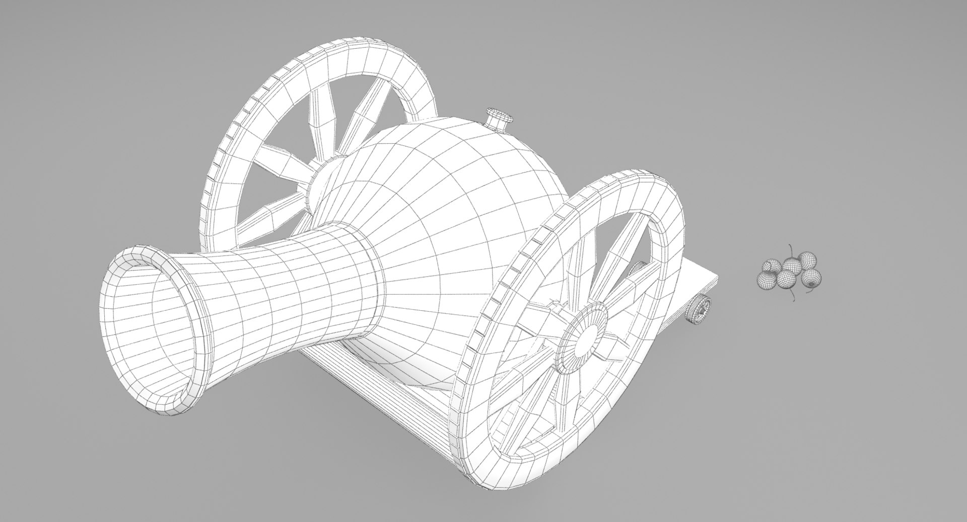 Cannon Wheel 3D - TurboSquid 1279083