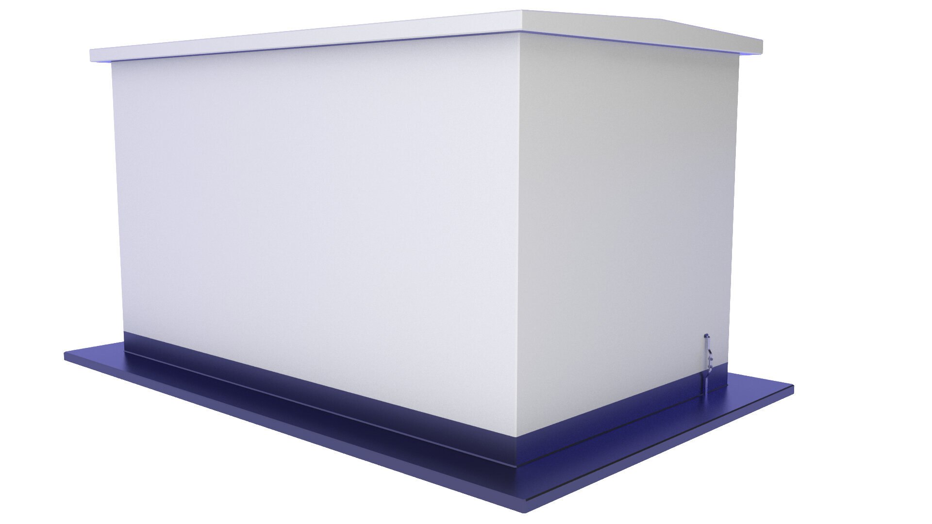 Concrete Transformer Substation Building Electrical Box 12 3D Model ...