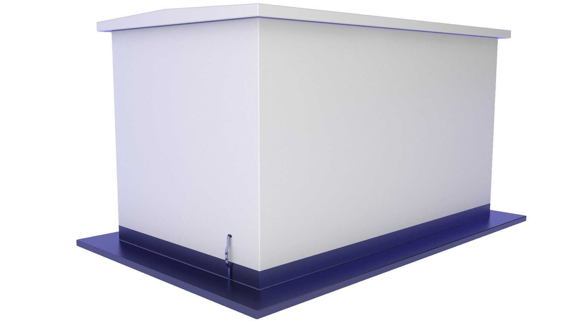 Concrete Transformer Substation Building Electrical Box 12 3D Model ...