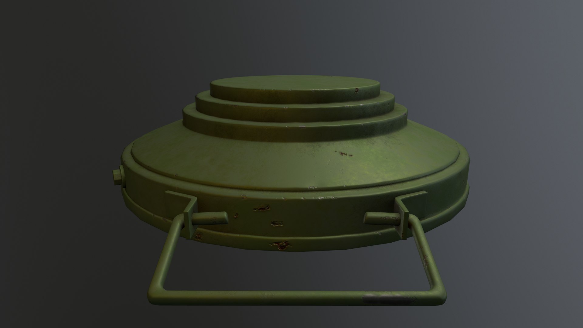 3D Soviet Anti Tank Land Mine - TurboSquid 2134470