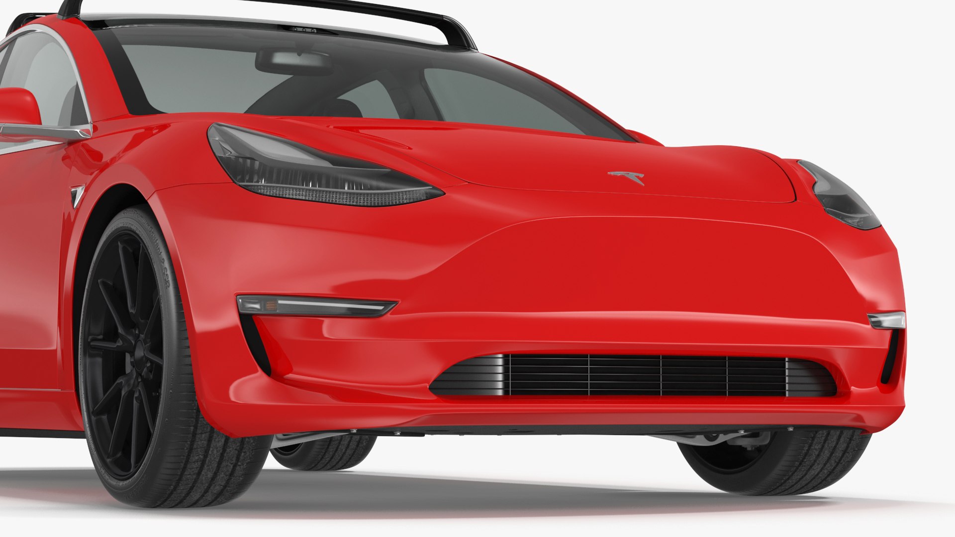 Tesla With Roof Rack 3D - TurboSquid 2151703