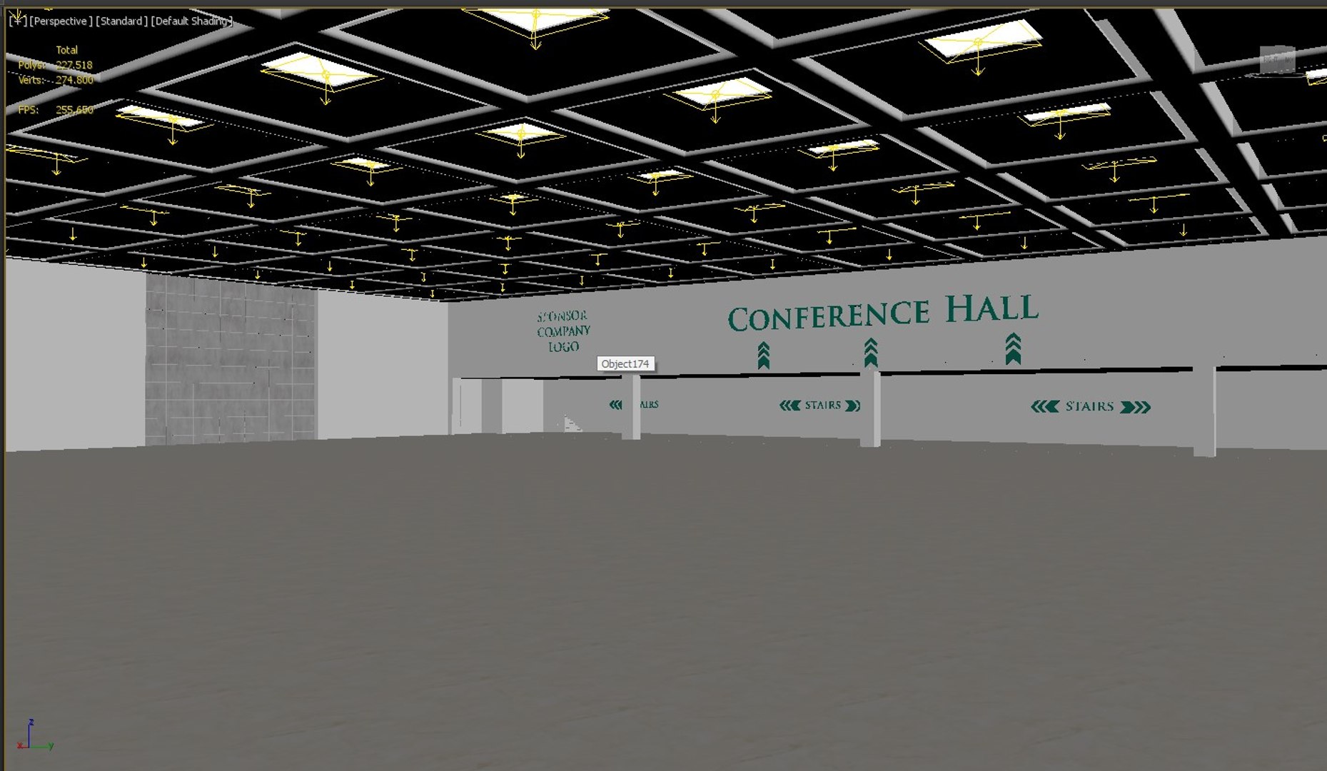 3D Virtual Exhibition Hall - TurboSquid 1611127