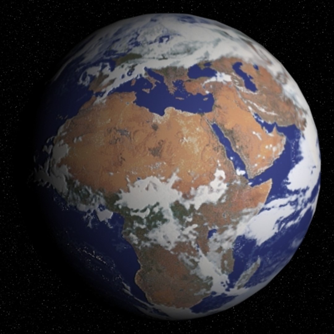Planet Earth 3d Max
