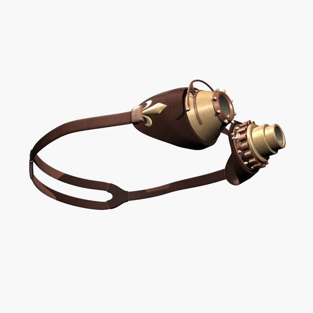 Steam Punk Goggles 3d Model