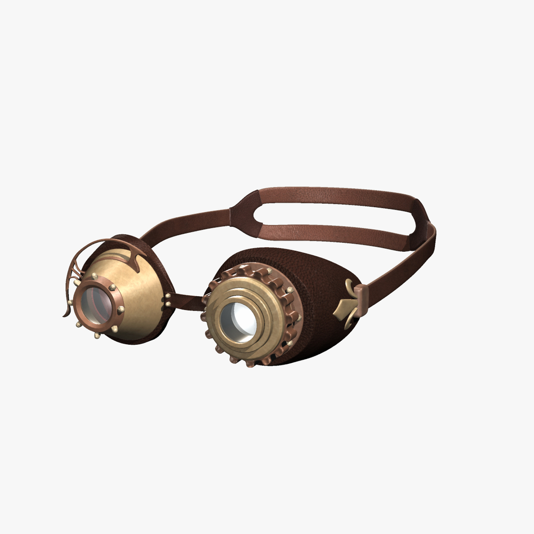 Steam Punk Goggles 3d Model