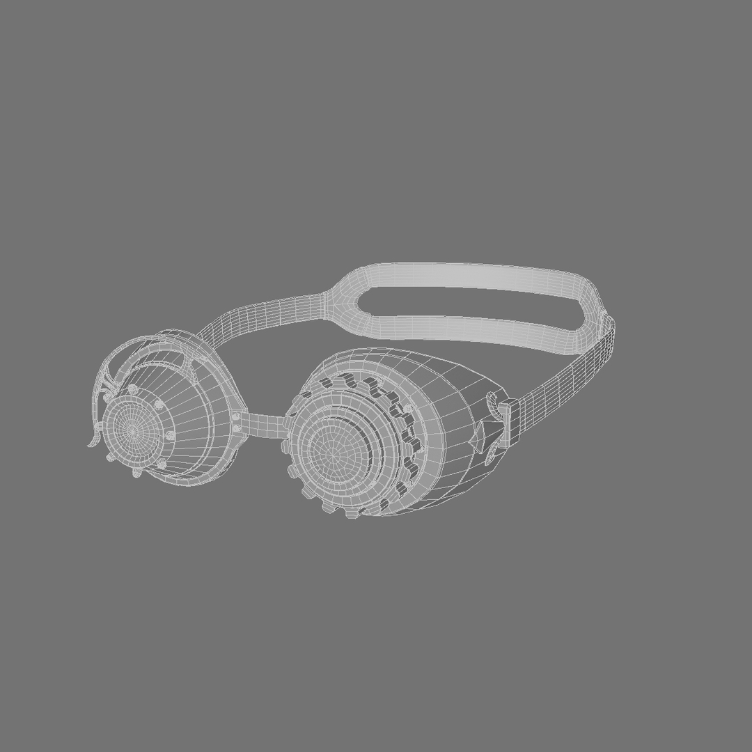 Steam Punk Goggles 3d Model