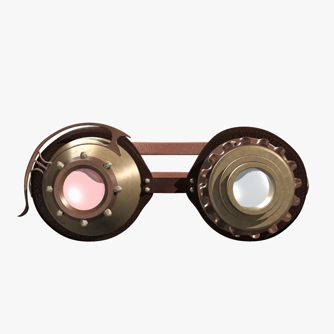 Steam Punk Goggles 3d Model