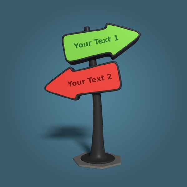 Directional Arrow 3D Models for Download | TurboSquid