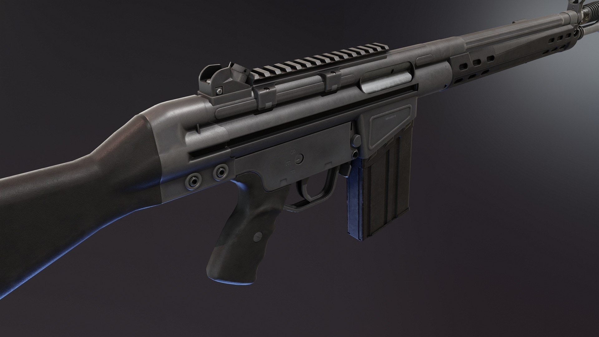 G3 Battle Rifle Model - TurboSquid 2245714